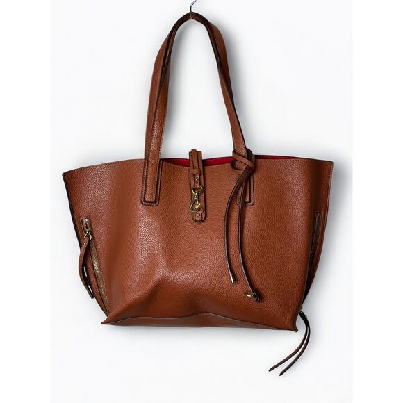Travanti | Bags | Travanti Brown Pebbled Leather Laptop Bag Tote ...